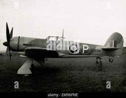Hawker Typhoon aircraft with annular radiator Stock Photo - Alamy