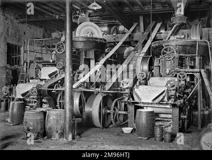 Manufacturing equipment - Lead Shrapnel - WW1 Date: circa 1915 Stock ...