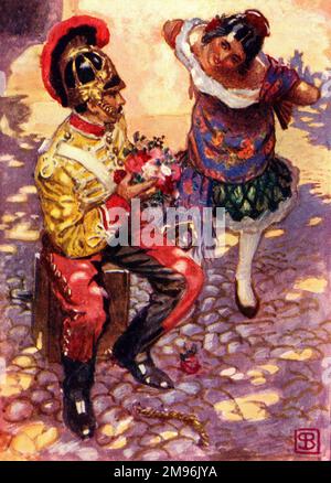 Scene from the opera, Carmen, by George Bizet Stock Photo - Alamy