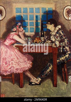 Scene from the opera, I Pagliacci, by Ruggiero Leoncavallo Stock Photo ...