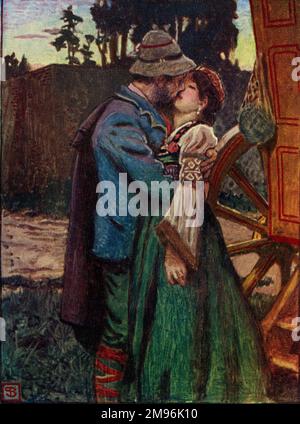 Scene from the opera, I Pagliacci, by Ruggiero Leoncavallo Stock Photo ...