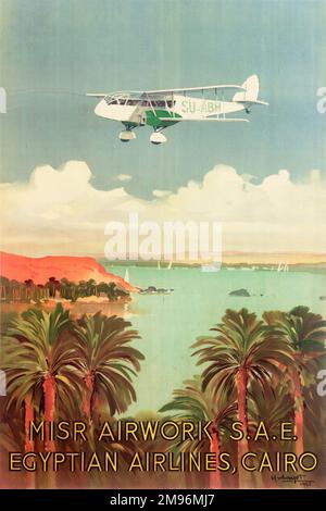 MISR Airwork. Egyptian Airlines. Cairo by N. Strekalovsky (dates ...