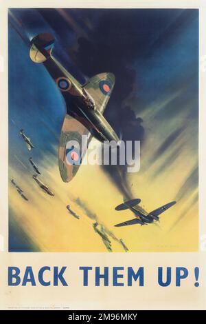 SPITFIRE WW2 1940’s World War II Royal Air Force (RAF) Spitfire off the ...