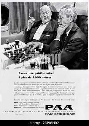 Advert for PAA Pan American airline advertisement in trade magazine ...