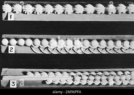 Cake Border and Side Scroll Designs, (41) Serrated Scroll Base Border ...