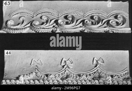 Cake Border and Side Scroll Designs, Simple Base Borders Stock Photo ...