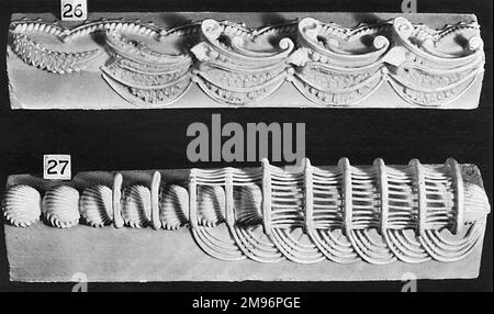 Cake Border and Side Scroll Designs, (41) Serrated Scroll Base Border ...