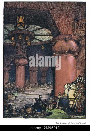 Gold Coast Building - British Empire Exhibition, Wembley Stock Photo ...