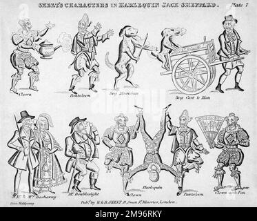 Classic pantomime characters such as Clown, Pantaloon and Harlequin ...