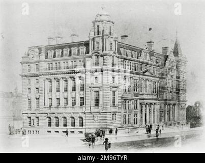 4. IMechE: architectural design for new wing of building, built in 1912 ...