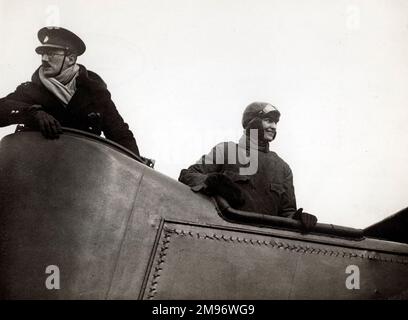 Lady Drogheda, ‘The Flying Countess’ (rear) and Air Commodore Edward ...