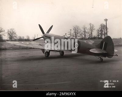 Supermarine Seafire F45, LA432. March 1945 Stock Photo - Alamy