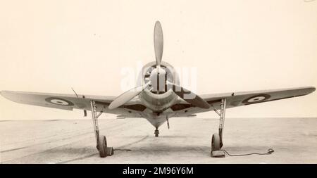 Captured Focke-Wulf Fw190A-3, MP499, in RAF markings. Ready for take ...
