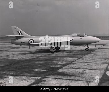 Hawker Hunter 3, WB188, the first Hunter prototype was modified for a ...