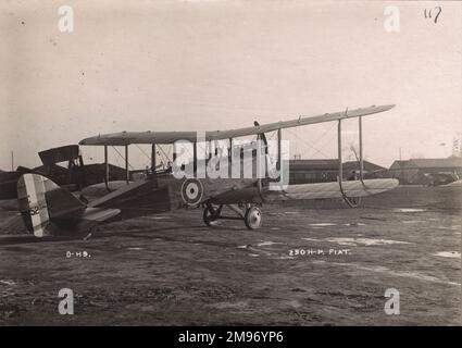 de Havilland DH9, C6052, was experimentally fitted with a 250hp Fiat A ...