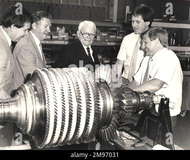 Sir Frank Whittle's jet aircraft engine was patented in 1932, and Power ...