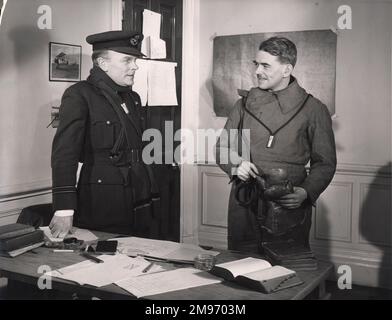 Whittle jet propulsion gas turbine., test assembly of the first model ...