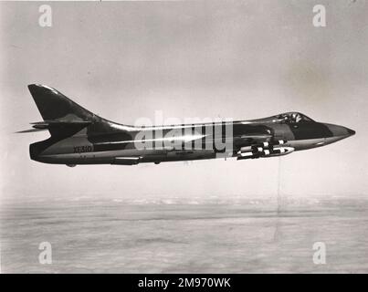 Fairey Fireflash air-to-air missile under the wing of Hawker Hunter 4 ...