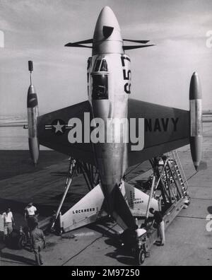 Lockheed XFV-1 VTOL fighter Stock Photo - Alamy