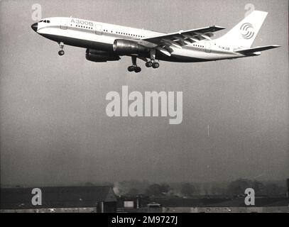 The first A300, F-WUAB, during flight trials Stock Photo - Alamy