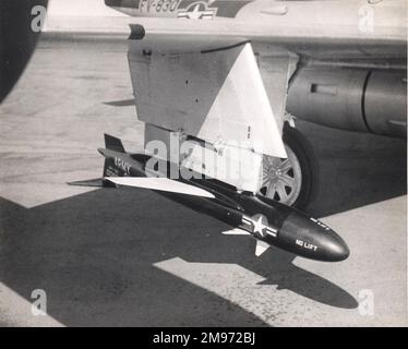 Northrop RP-76 rocket-powered target drone in flight Stock Photo - Alamy