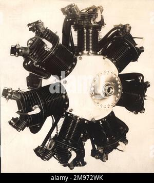 Warner Super Scarab seven-cylinder, 145hp, air-cooled radial (front ...