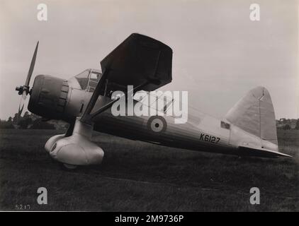 The first prototype Westland Lysander, K6127, was rebuilt in 1940-41 ...
