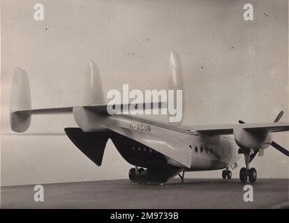 Model of an unbuilt project for a freighter version of the Airspeed ...