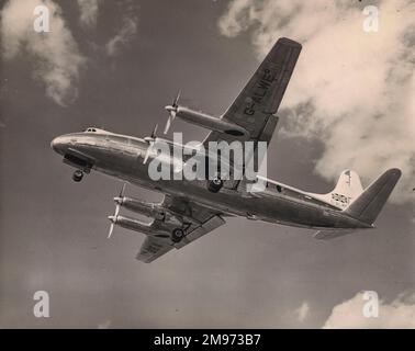 The first production Vickers Viscount 701, G-ALWE, Discovery, of BEA ...