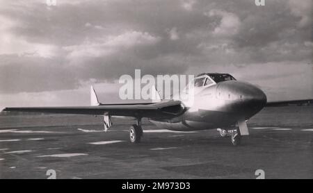 The prototype de Havilland DH115 Vampire Trainer, G-5-7 Stock Photo - Alamy