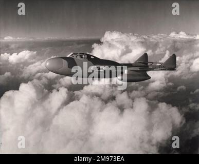 The prototype de Havilland DH113 Vampire night fighter, G-5-2 Stock ...