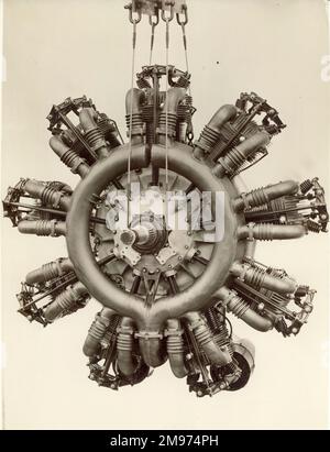Bristol Orion nine-cylinder radial. ¾ front starboard view Stock Photo ...