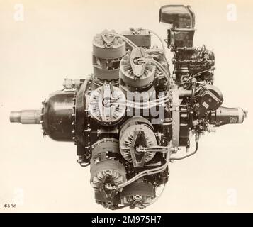 Bristol Hercules IV 14-cylinder radial. Front view Stock Photo - Alamy