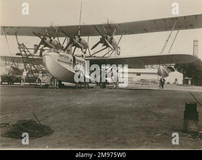 Short S8 Calcutta, G-EBVH, City of Athens, of Imperial Airways Stock ...
