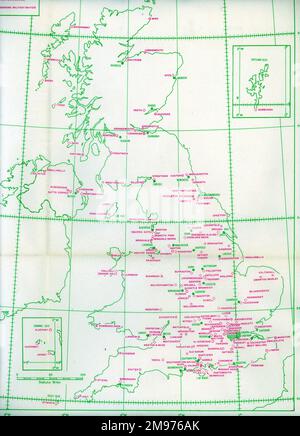 Map of United Kingdom Stock Photo - Alamy