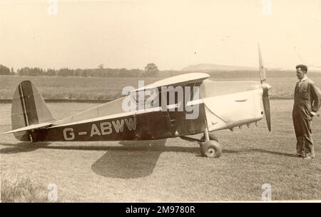 Comper Swift, G-ABWW, powered by an inverted 120hp Gipsy III Stock ...