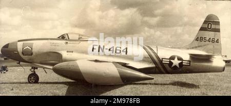 Lockheed P-80A-5-LO Shooting Star, 44-8533?, during a visit to RAF ...