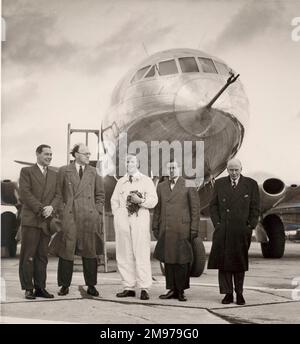Gp Capt John Cunningham, CBE, DSO**, DFC*, HonFRAeS, 1917-2002, with ...
