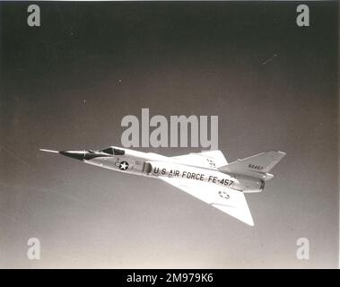 Convair F-106A Delta Dart, 56-453, left, and F-102A Delta Dagger Stock ...