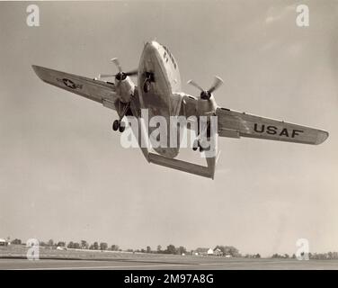 Fairchild C-119 Flying Boxcar of the USAF Stock Photo - Alamy