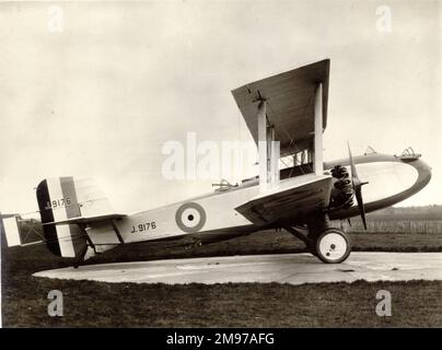 Boulton & Paul P29 Sidestrand III, J9187, of 101 Squadron (Andover ...