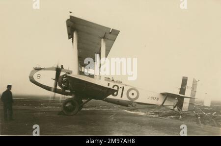 Boulton & Paul P29 Sidestrand III, J9187, of 101 Squadron (Andover ...