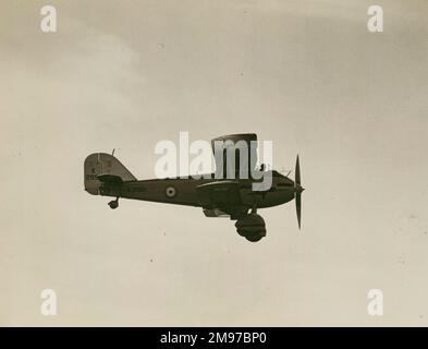 Westland F7/30, K2891, in its original form with an open cockpit Stock ...
