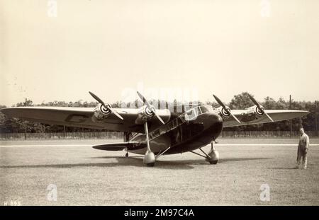 Short S22 Scion Senior, G-AECU Stock Photo - Alamy