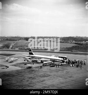The first Boeing 707 for BOAC Stock Photo - Alamy