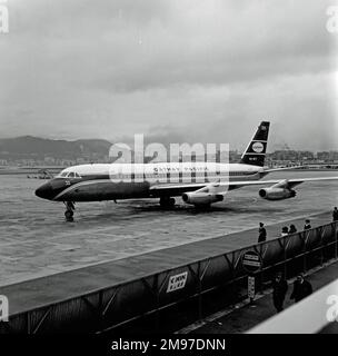 Convair CV880M VR-HFT of Cathay Pacific at Hong Kong on 26 February ...