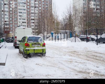 Moscow, Russia - December 17, 2022: Bolshoy Kamenny Bridge (Big Stone ...
