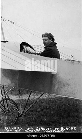 Airplane "Roland-Garros" in flight Stock Photo - Alamy