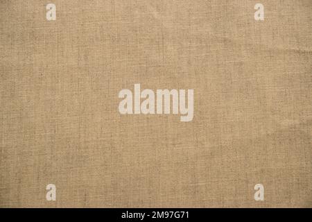 Khaki color linen fabric texture closeup as textile background Stock ...