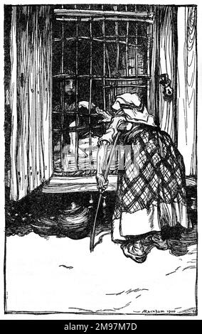 literature, fairy tales, Hansel and Gretel, illustration from a box of ...